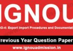 IGNOU MEG Question Paper | IgnouAdmission.in