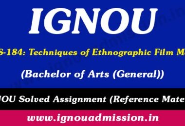 IGNOU BTS Solved Assignment 2020 & 2021 | IgnouAdmission.in