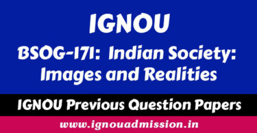 IGNOU BPSC 133 Question Paper