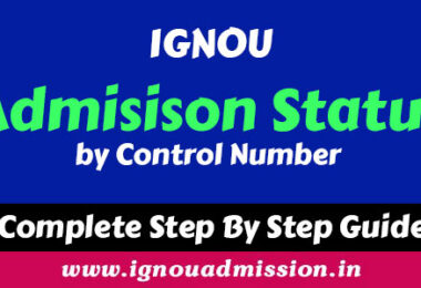 IGNOU Admission Status by Enrollment Number