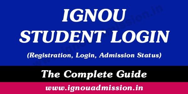 IGNOU Admission Status by Username and Password